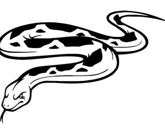 Snake decal | Etsy
