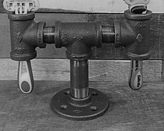 Red burst wood razor stand Cherry Razor Stand Razor holder