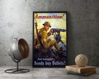 Wwi poster | Etsy