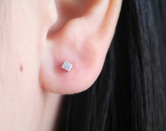 Simple stud earrings | Etsy