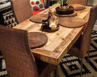 Rustic dining table | Etsy