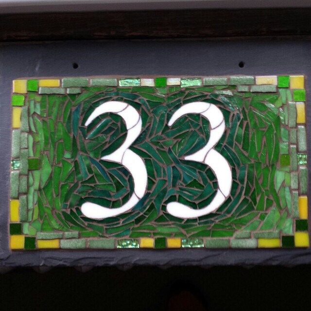 View Colorful House Numbers by nutmegdesigns on Etsy