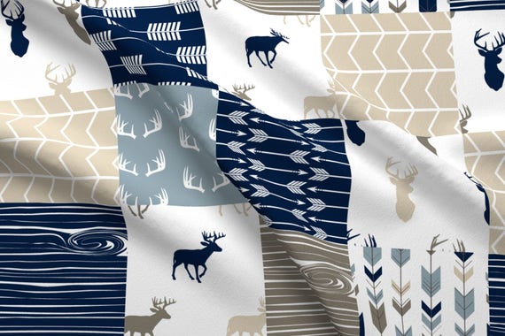 Rustic Woodland Fabric Rustic Woods Wholecloth Patchwork By