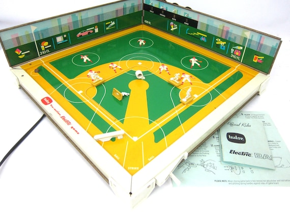 Electric Baseball Game Vintage 1960s Tudor Vintage game Family