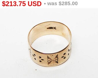 Gold butterfly ring | Etsy