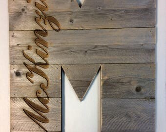 Barn wood letters | Etsy