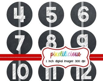 Calendar numbers | Etsy