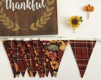 Autumn bunting | Etsy