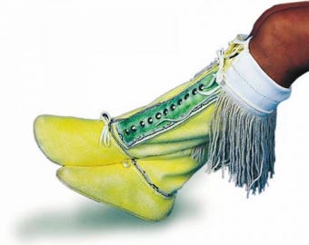 Cherokee moccasins | Etsy