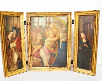 Religious triptych | Etsy