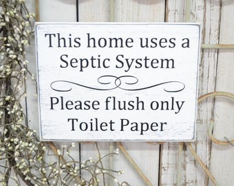 Toilet paper sign | Etsy