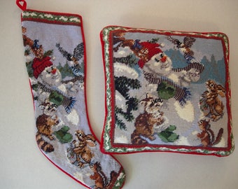 Needlepoint stocking | Etsy