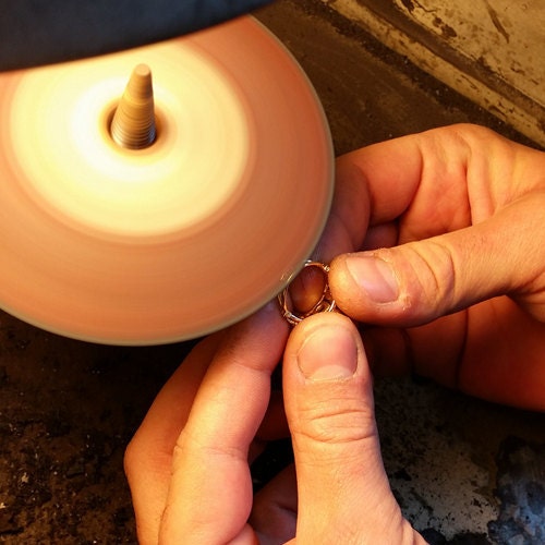 Ayala Jewelry Unique Engagement Ring Rose Gold by AyalaDiamonds