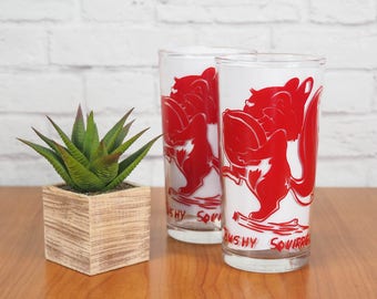 Squirrel in glasses | Etsy