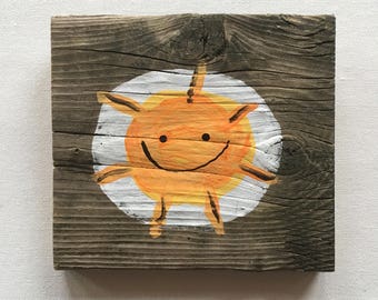 Hand painted sun | Etsy