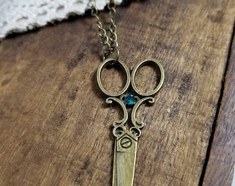Scissor necklace | Etsy