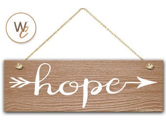 Hope sign | Etsy