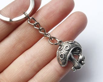 Mushroom keychain | Etsy