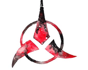 Klingon symbol | Etsy