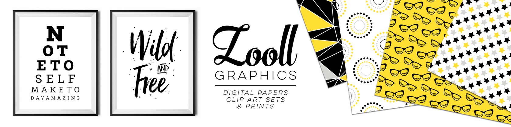 Digital Papers Clip Art & Prints by ZoollGraphics on Etsy