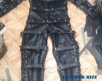 Leather body suit | Etsy