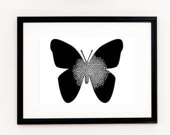 Butterfly poster | Etsy