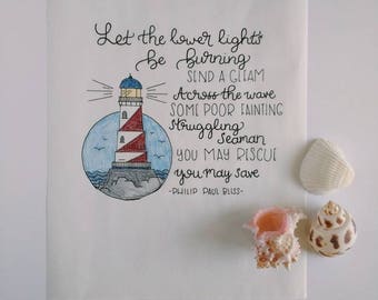 Lighthouse quote | Etsy