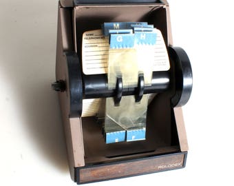 Vintage rolodex | Etsy