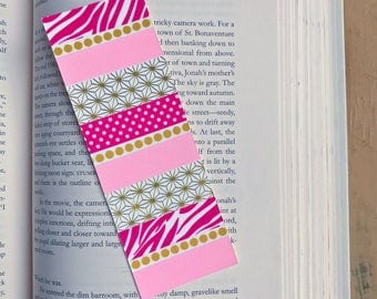 Pink bookmark | Etsy