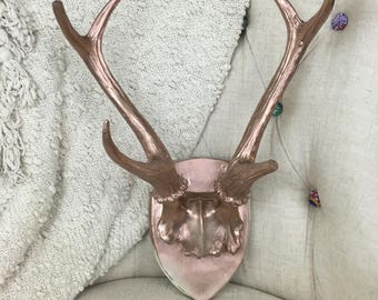 Pink antlers | Etsy