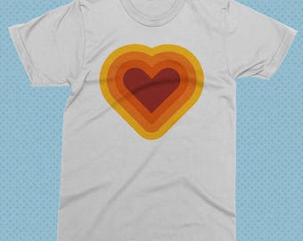 Heart t shirt | Etsy