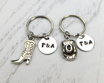 Western keychains | Etsy
