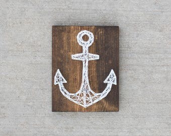 Anchor string art | Etsy