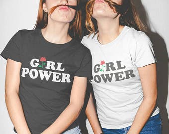 Girl power t shirt | Etsy