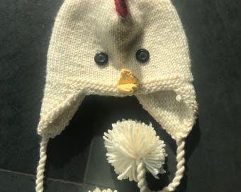 Chicken hat | Etsy
