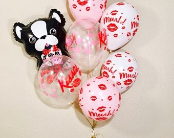 Bulldog balloons | Etsy