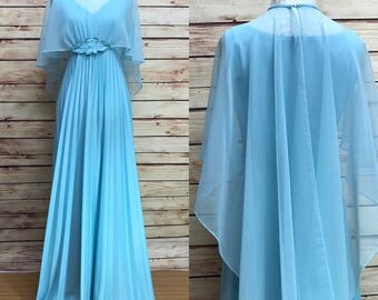 Cape maxi dress | Etsy