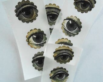 Creepy stickers | Etsy