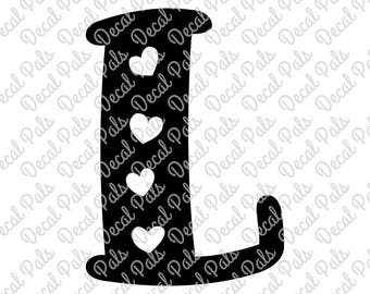 Letter l svg | Etsy