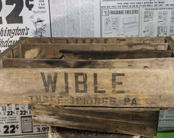 Soda pop crate | Etsy