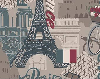 Paris fabric | Etsy