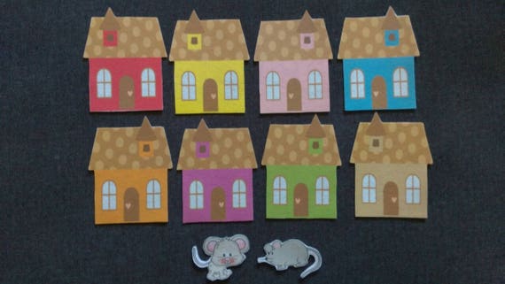 Little Mouse Game Felt Set // Flannel Board Set // Preschool