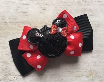 Minnie mouse bow | Etsy