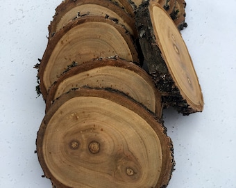 Rustic wood discs | Etsy