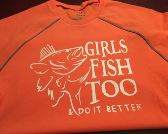 Girls fish too | Etsy