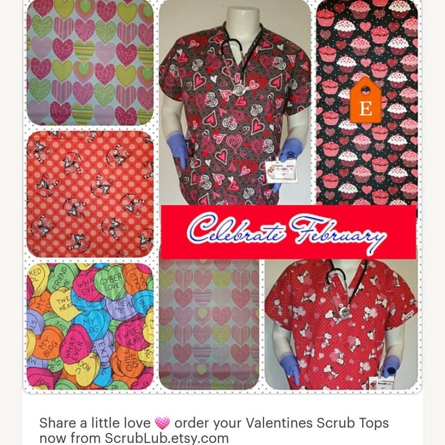 ScrubLub Fun printed Scrub Tops made for MEN & GALS by ScrubLub
