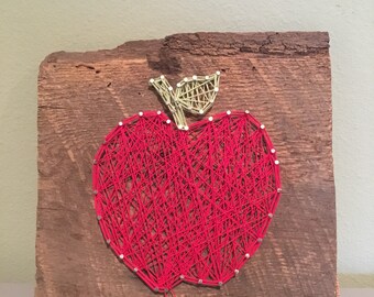 Apple string art | Etsy