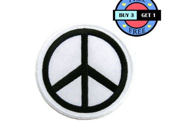 Peace sign patch | Etsy