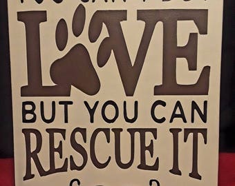 Dog rescue In this house Carved wood signs Animal rescue