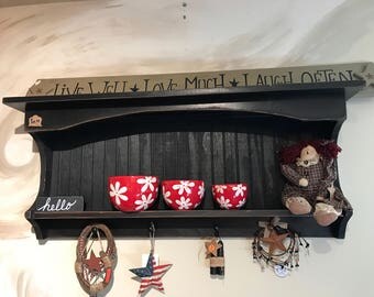 Shaker wall shelf | Etsy